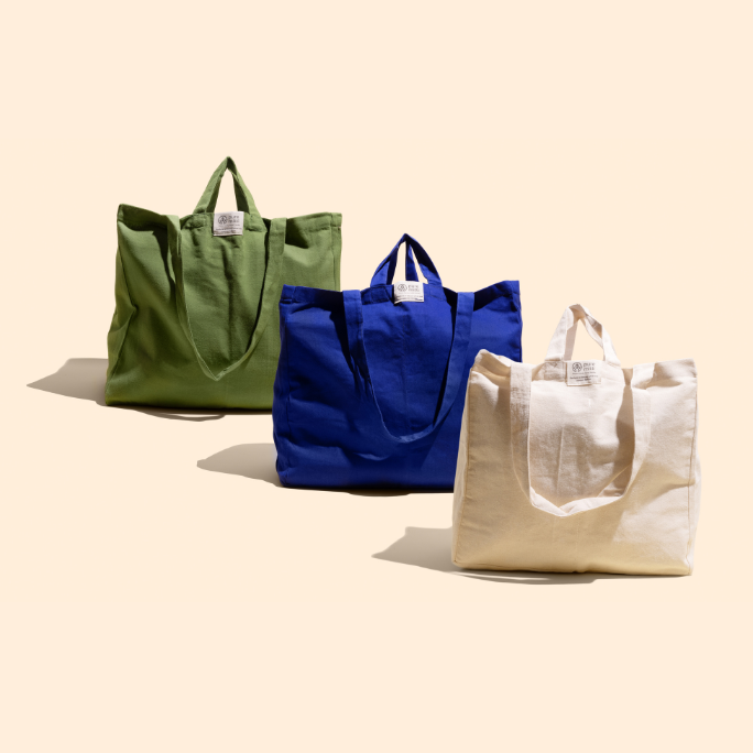 Multi-Pouch Cotton Grocery Eco Bag Sage Green – Pure Mitti