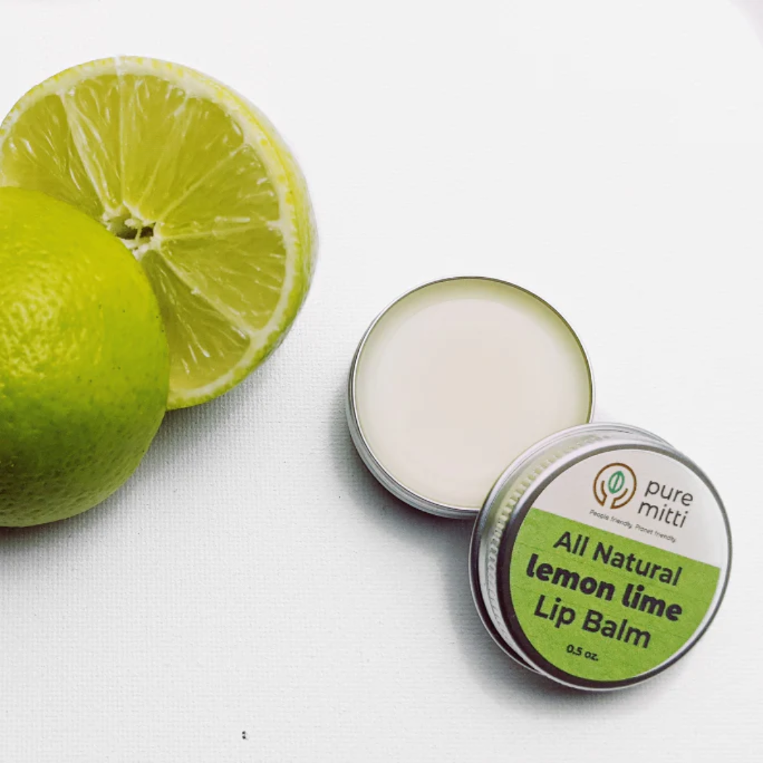 Lemon Lime Lip Balm – Pure Mitti